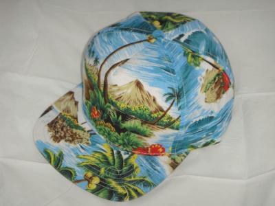 China Floral Hawaii Printing Snapback Baseball Caps Fashion Full Print Hats for sale