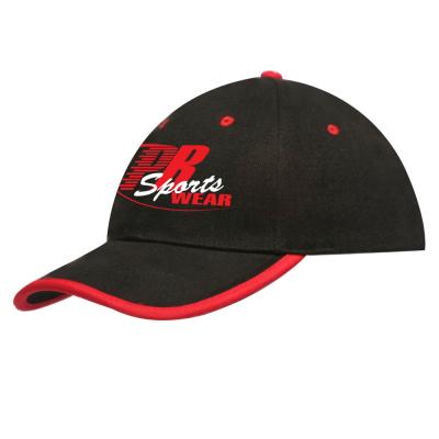 China Black Racing Cool Heavy Brushed Cotton Baseball Caps For Men With Liquid Chrome Logo for sale