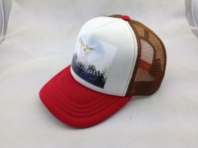 China Customized Vintage Trucker Mesh Cap Boy Five Panel Hip Hop Hat for sale