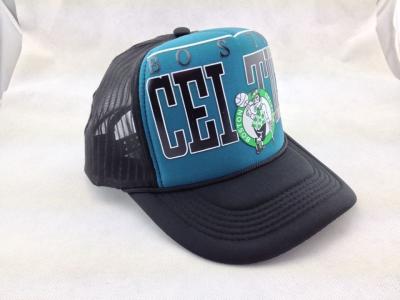 China Man Sponge Trucker Mesh Cap Snapback 5 Panel With Custom Printed for sale