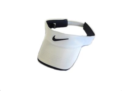 China 6-Panel 100% Cotton Visor Baseball Cap With Adjustable Velcro Buckle For Adults for sale