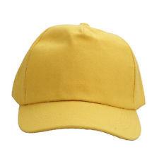 China Yellow Vogue 58cm Cotton Sports Denim Baseball Cap For Summer Embroidery for sale