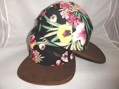China Ladies Visor Camo Baseball Cap Cool Floral Printed Waterproof Hat XXL / XL for sale