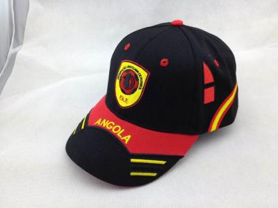 China 6 Panel Embroidered Baseball Caps with Antique Buckle for Promotion for sale