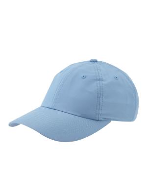 China Pre-Curved Visor Blue Ladies Golf Caps 100% Cotton , OEM / ODM Baseball Caps For Women for sale