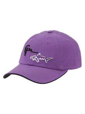 China 6 Panel Sun Proof Purple Ladies Golf Caps With 3d Embroidered Logo , Snap Back Cap for sale