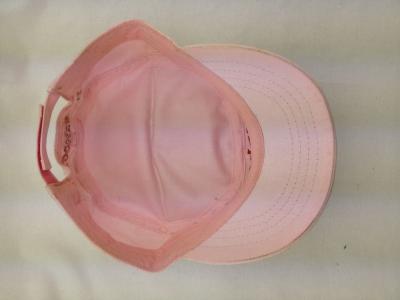 China Girl Pink Short Brim Cap 2 Panel Sport Baseball Hat With Cotton sweatband for sale