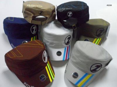 China Printing Washed Cotton Military Cap Embroidery Army Fatigue Hat for Man for sale