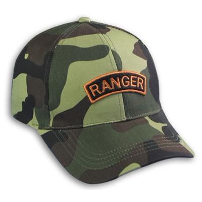 China Embroidered Cotton Military Baseball Cap Hat Camo Style for sale
