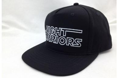 China Arcylic Black Baseball Snapback Fitted Cap Flat Brim / unique snapback hats for sale