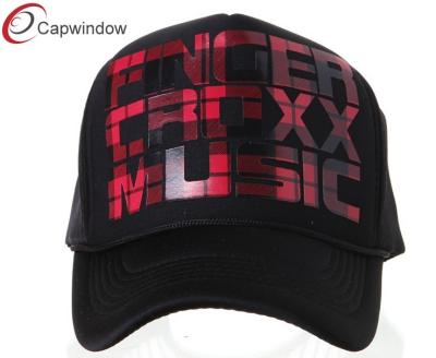 China Girls Red Ripstop Trucker Mesh Cap 5 Panel Baseball Caps 100% Polyester for sale