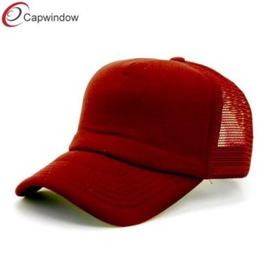 China Five Panel Foam Trucker Mesh Cap with Adjustable Plastic Snap for sale