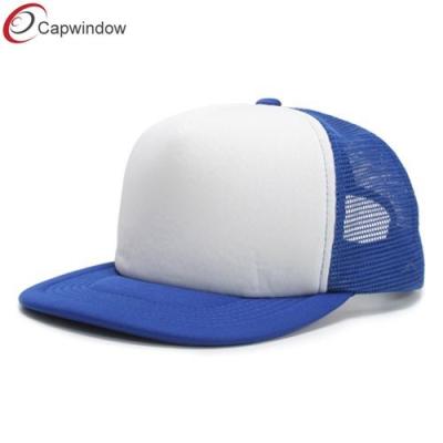 China Nylon Polyeater Mesh Trucker Mesh Cap Five Panel Plastic Snap Closure for sale