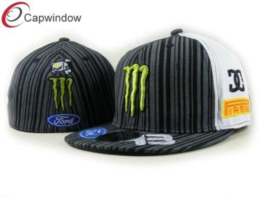 China Winter Youth Racing Baseball Caps Custom Embroidered Fitted Hats for sale