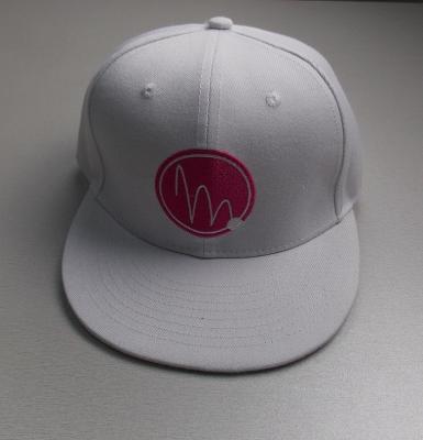 China White 3D Embroidered Baseball Caps Sports Caps for Men , Women for sale