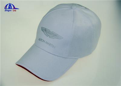 China Six Panel 100% Cotton Woven Adults Racing Baseball Caps With Printing Logo for sale