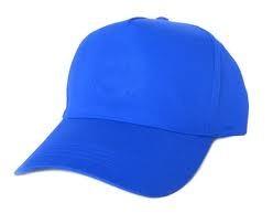 China 100% Cotton 56cm - 60cm Blue Sports Baseball Caps Hats With Plat / 3d Embroidery For Kids for sale