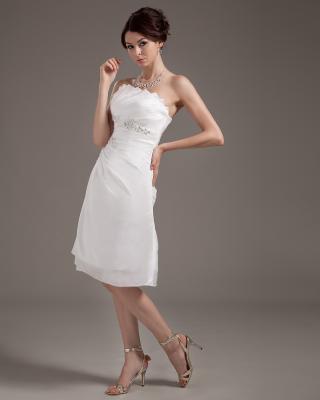 China Girls Strapless Short Cocktail Party Dresses tee length Evening dress for sale
