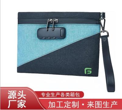 China Smell Proof Bags with Combination Lock,Carbon Lined Odor Proof Pouch 10.2 x 7.2 inches Medicine Lock Bag Travel Storage for sale