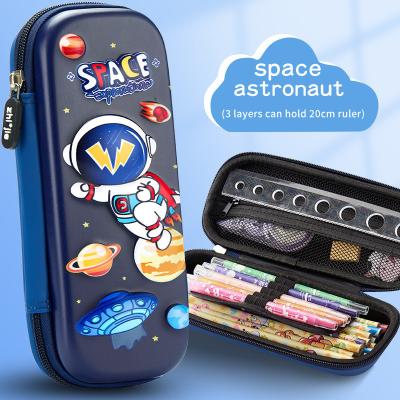 China Versatile and Practical EVA Pencil Case with 3 Layer Classification Design for sale