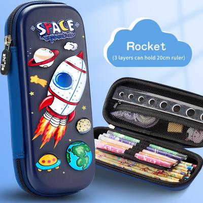 China Versatile and Practical EVA Pencil Case with 3 Layer Classification Design for sale