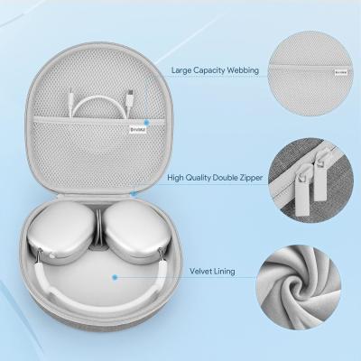 China Smart Case for Apple AirPods Max Supports Sleep Mode, Hard Organizer Portable Carry Travel Cover Storage Bag for sale
