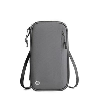 China NEW MULTI-FUNCTIONAL CARD BAG FOR OVERSEAS TRAVEL PORTABLE DOCUMENT BAG RFID WATERPROOF MULTI-CARD NECK for sale