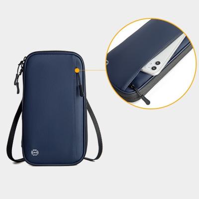 China NEW MULTI-FUNCTIONAL CARD BAG FOR OVERSEAS TRAVEL PORTABLE DOCUMENT BAG RFID WATERPROOF MULTI-CARD NECK for sale