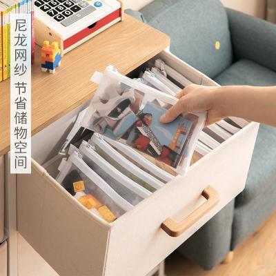 China A4 TRANSPARENT PAPER BAG NYLON NET TEST PAPER HOMEWORK THICKENED TEXTBOOK STORAGE BAG PEN BAG STUDENT SUPPLIES for sale