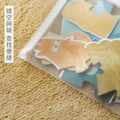 China A4 TRANSPARENT PAPER BAG NYLON NET TEST PAPER HOMEWORK THICKENED TEXTBOOK STORAGE BAG PEN BAG STUDENT SUPPLIES for sale