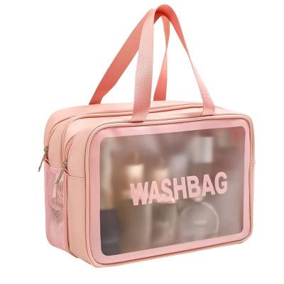 China LARGE CAPACITY DRY AND WET SEPARATION MAKEUP BAG WOMEN'S PORTABLE COSMETICS STORAGE BAG 2024 NEW TOILETRY BAG TRAVEL BAG for sale