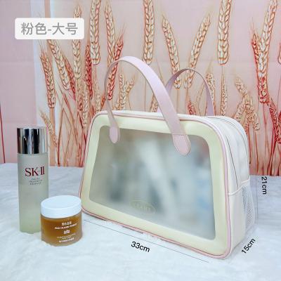 China LARGE CAPACITY DRY AND WET SEPARATION MAKEUP BAG WOMEN'S PORTABLE COSMETICS STORAGE BAG 2024 NEW TOILETRY BAG TRAVEL BAG for sale