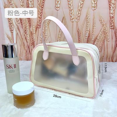 China LARGE CAPACITY DRY AND WET SEPARATION MAKEUP BAG WOMEN'S PORTABLE COSMETICS STORAGE BAG 2024 NEW TOILETRY BAG TRAVEL BAG for sale