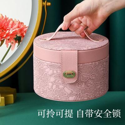 China CHINESE STYLE HAND DECORATION BOX HIGH-GRADE JEWELRY BOX LARGE CAPACITY WATERPROOF PORTABLE JEWELRY BOX HOUSEHOLD MULTI- for sale