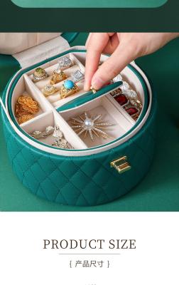 China CHINESE STYLE HAND DECORATION BOX HIGH-GRADE JEWELRY BOX LARGE CAPACITY WATERPROOF PORTABLE JEWELRY BOX HOUSEHOLD MULTI- for sale