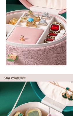 China CHINESE STYLE HAND DECORATION BOX HIGH-GRADE JEWELRY BOX LARGE CAPACITY WATERPROOF PORTABLE JEWELRY BOX HOUSEHOLD MULTI- for sale