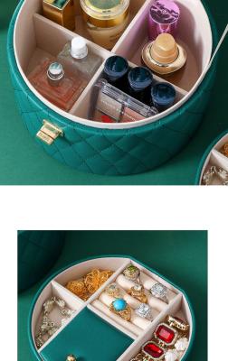 China CHINESE STYLE HAND DECORATION BOX HIGH-GRADE JEWELRY BOX LARGE CAPACITY WATERPROOF PORTABLE JEWELRY BOX HOUSEHOLD MULTI- for sale