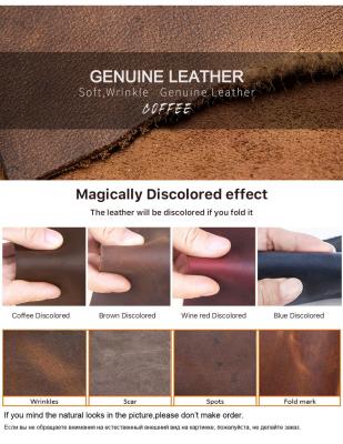 China CROSS-BORDER RETRO CRAZY HORSE LEATHER WATCH BAG CONVENIENT CREATIVE LEATHER WATCH STORAGE HOLSTER for sale