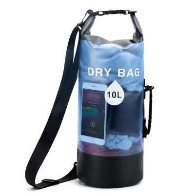 China BEACH BAG WATERPROOF BUCKET BAG TRANSPARENT PVC WATERPROOF BUCKET BAG DRIFT WATERPROOF BAG SWIM BAG for sale
