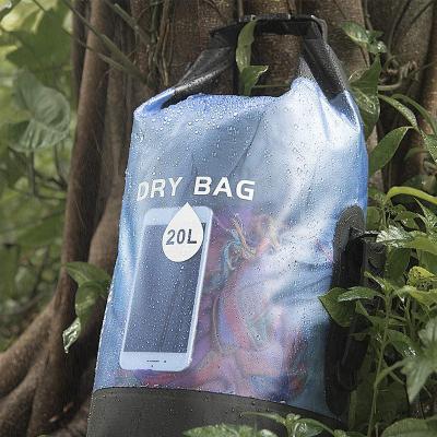 China BEACH BAG WATERPROOF BUCKET BAG TRANSPARENT PVC WATERPROOF BUCKET BAG DRIFT WATERPROOF BAG SWIM BAG for sale