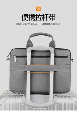 China ANTI-SEISMIC COMPUTER BAG CROSS-BORDER HAND BILL SHOULDER BUSINESS NOTEBOOK BAG 14/15.6/17.3 INNER BAG BRIEFCASE for sale