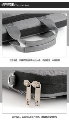 China ANTI-SEISMIC COMPUTER BAG CROSS-BORDER HAND BILL SHOULDER BUSINESS NOTEBOOK BAG 14/15.6/17.3 INNER BAG BRIEFCASE for sale