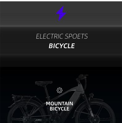 Cina Elettronica Nuova bicicletta elettrica mountain bike adulto retro off-road velocità variabile amplificatore bicicletta elettrica in vendita