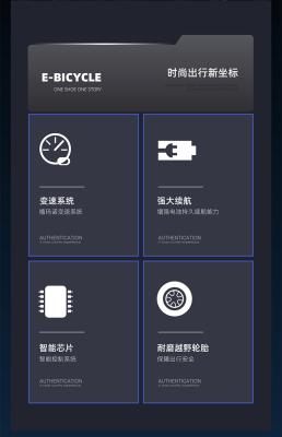 Cina Elettronica Nuova bicicletta elettrica mountain bike adulto retro off-road velocità variabile amplificatore bicicletta elettrica in vendita
