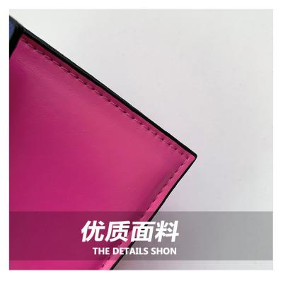 China 2024 SPRING/SUMMER NEW FASHION TEXTURE MATCHING COLOR CROSSBODY BAG SHOULDER HANDBAG THIS YEAR for sale