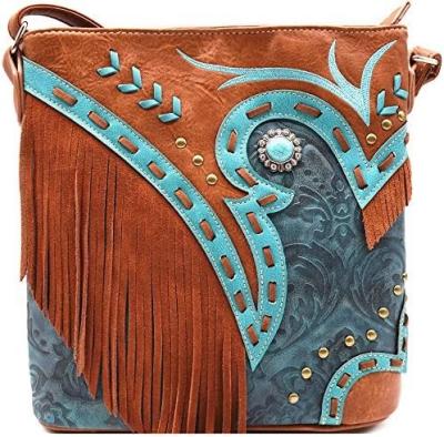 Cina STYLE di moda western cowgirl pelle frangia crossbody borse da mano donne borsa paese tutti i giorni borsa spalla in vendita