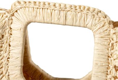 Cina YYW BORSA TOTE fatta a mano per donne, tessuta a mano BORSA HOBO GRANDE PER DONNE Manico rotondo anello TOTO ESTERNO BORSA PISCALE PISCALE in vendita