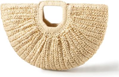 Cina YYW BORSA TOTE fatta a mano per donne, tessuta a mano BORSA HOBO GRANDE PER DONNE Manico rotondo anello TOTO ESTERNO BORSA PISCALE PISCALE in vendita