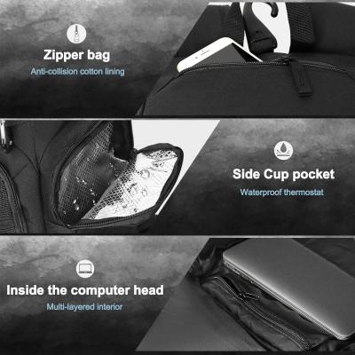China BASKETBALL BACKPACK LARGE SPORTS BAG, GYM BAG WITH BALL COMPARTMENT AND SHOE COMPARTMENT TO STORE SPORTS SHOES WATER for sale