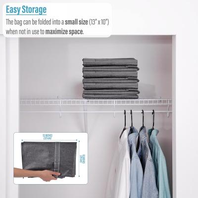 China VENO 4 Pack Moving Bags Plastic Storage Totes Clothes Organization Large W Lid/Zipper. Packing Boxes/Bins Alternative. for sale